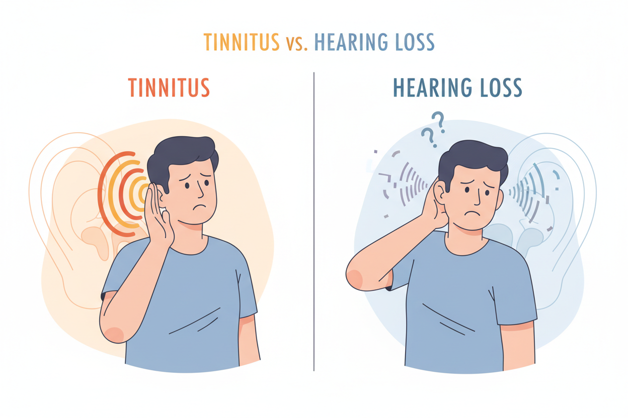Tinnitus vs. Hearing Loss: What's the Difference and What Can You Do ...